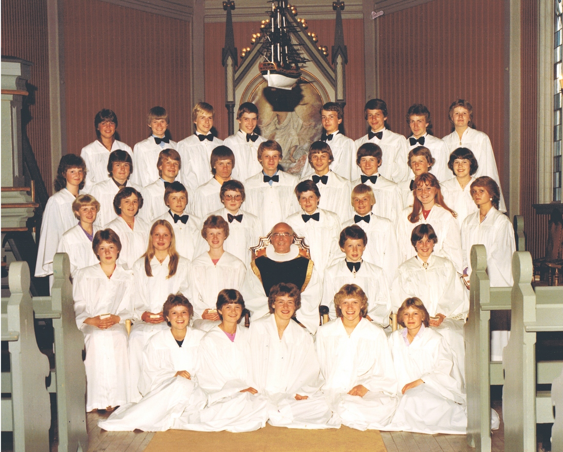 Konfirmantbilde Øymark - Marker kirkelige fellesråd